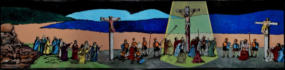 Crucifixion in Color – The Candy Artist